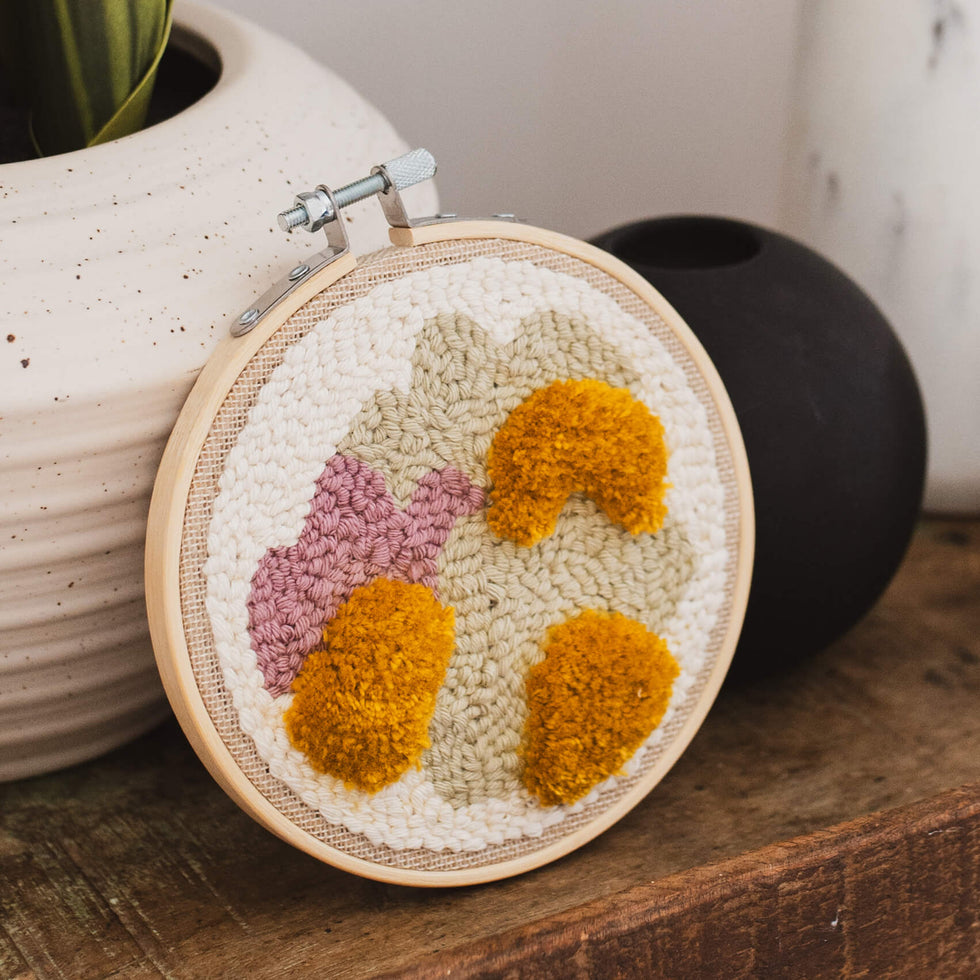 Whole Punching punch needle kits, bespoke custom designs and workshops