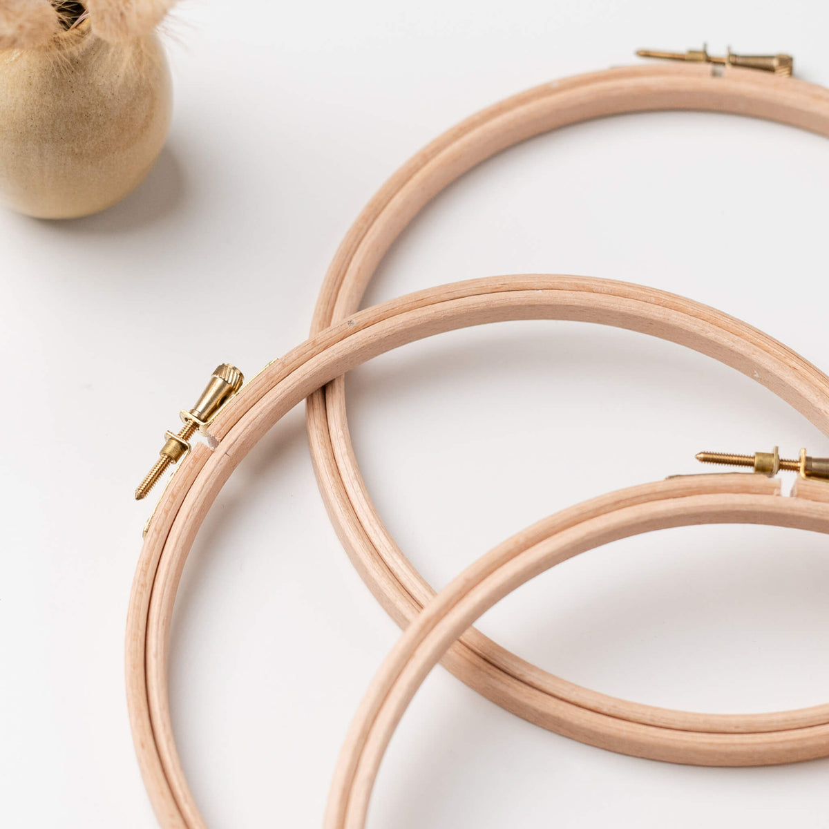 Elbesee wooden embroidery hoop – Whole Punching