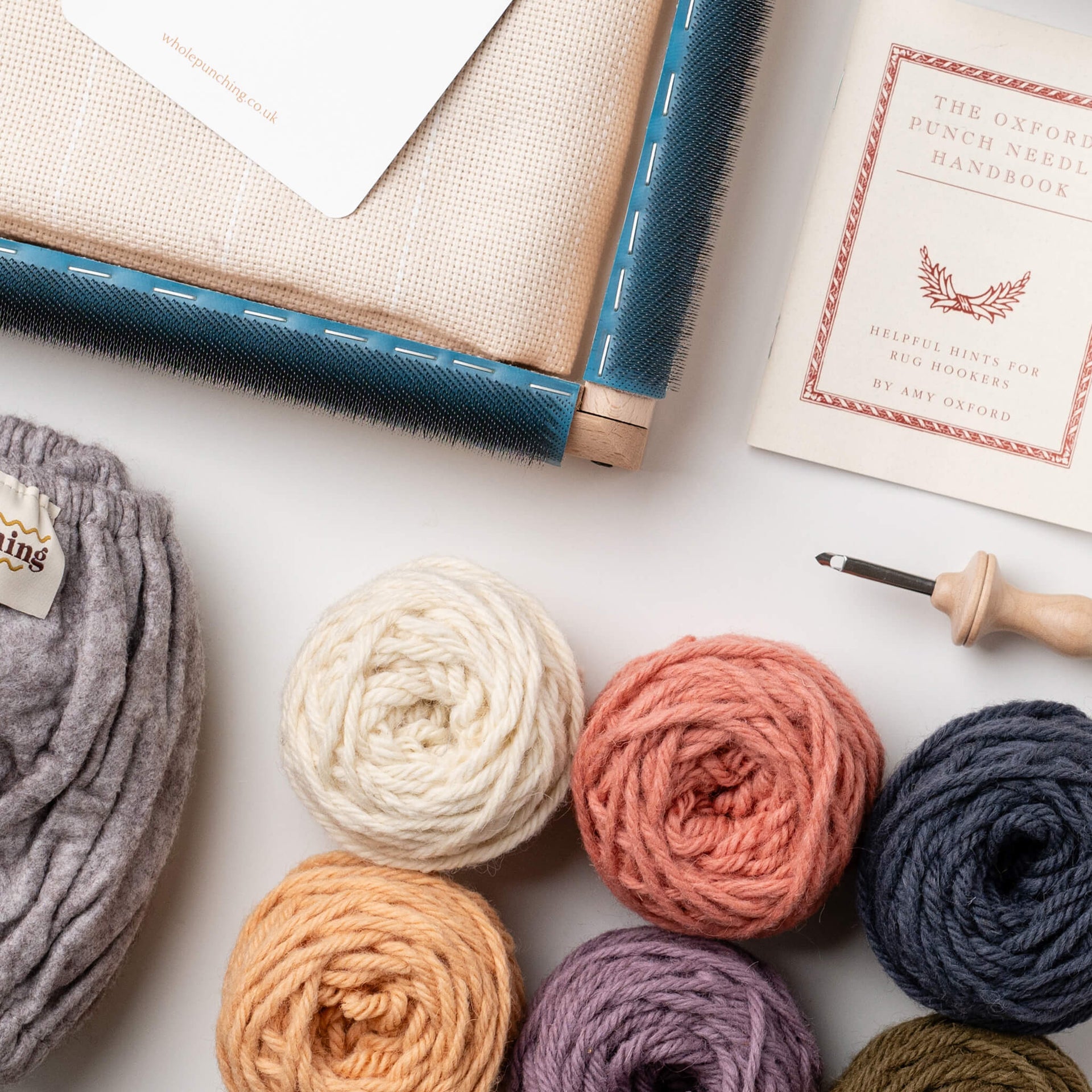 Whole Punching punch needle kits, bespoke custom designs and workshops