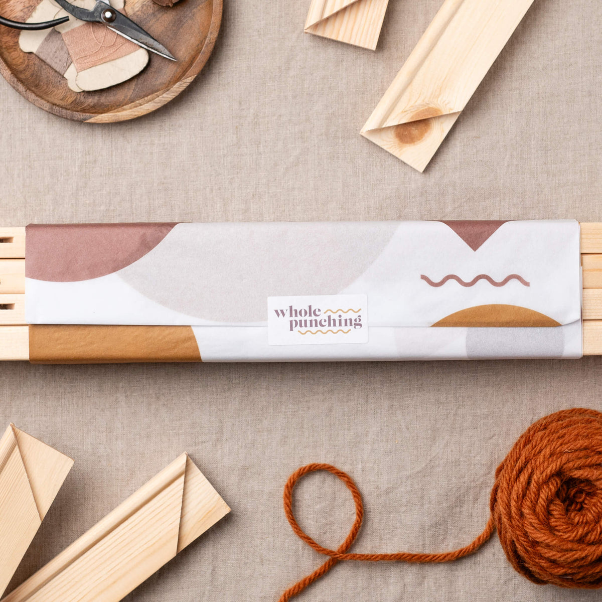 Wooden frame for punch needle – Whole Punching