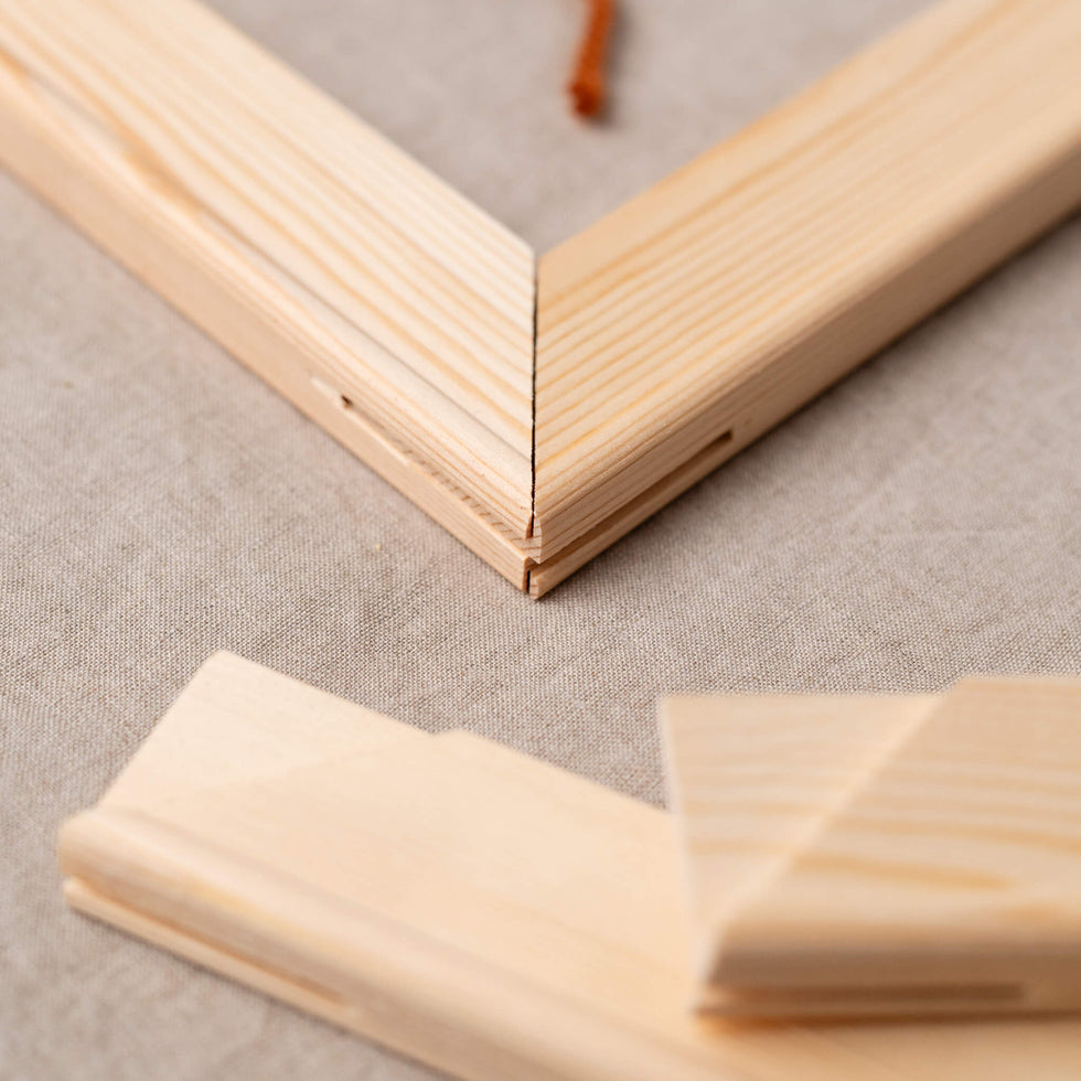 Wooden frame for punch needle – Whole Punching